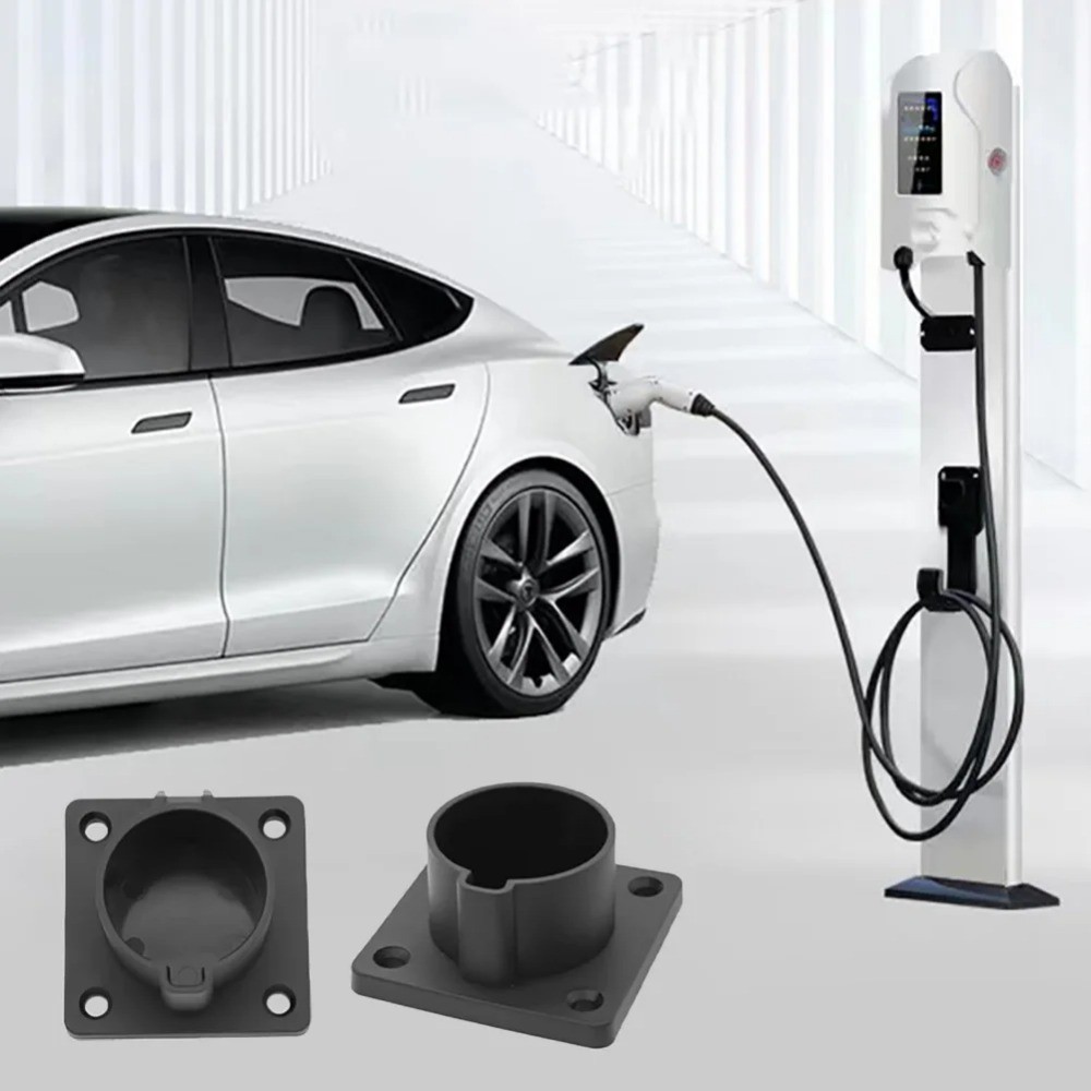Ev Charger Bracket หนังกรณีฐานประเภท 2 EV Plug Wall Mount EVSE ...