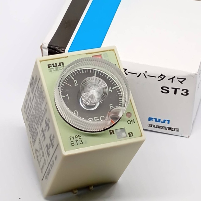 new มือ1 ST3P A-A 220VAC Super Timer (5S) ทามเมอร์เวลา ตัวตั้งเวลา ออก ...