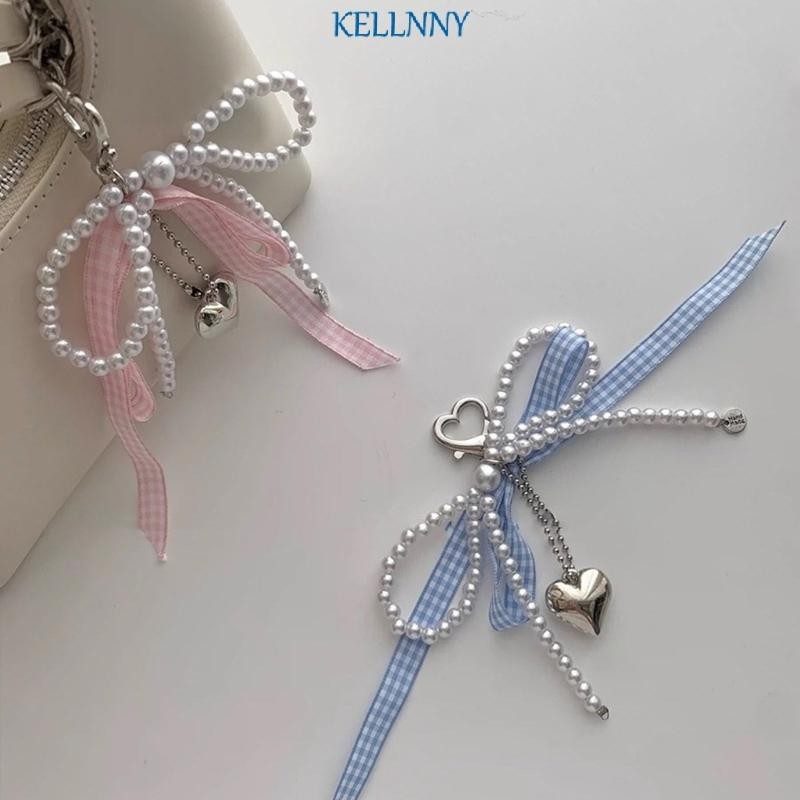 Kelln สไตล์ Bowknot จี้แฟชั่น Key เครื่องประดับลูกปัดที่ละเอียดอ่อนพวง ...