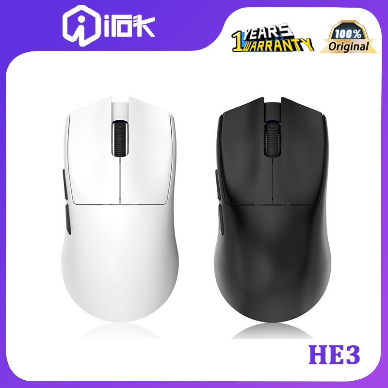 Irok HE3 4K เมาส ์ สําหรับเล ่ นเกมไร ้ สายบลูทูธสามโหมด esports PAW3395 ดีไซน ์ น ้ ําหนักเบา ...