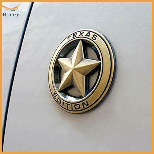 Breeze Car สติ๊กเกอร์ตราดาวห้าแฉกสีสันสดใส Weatherproof 3d สามมิติ ...