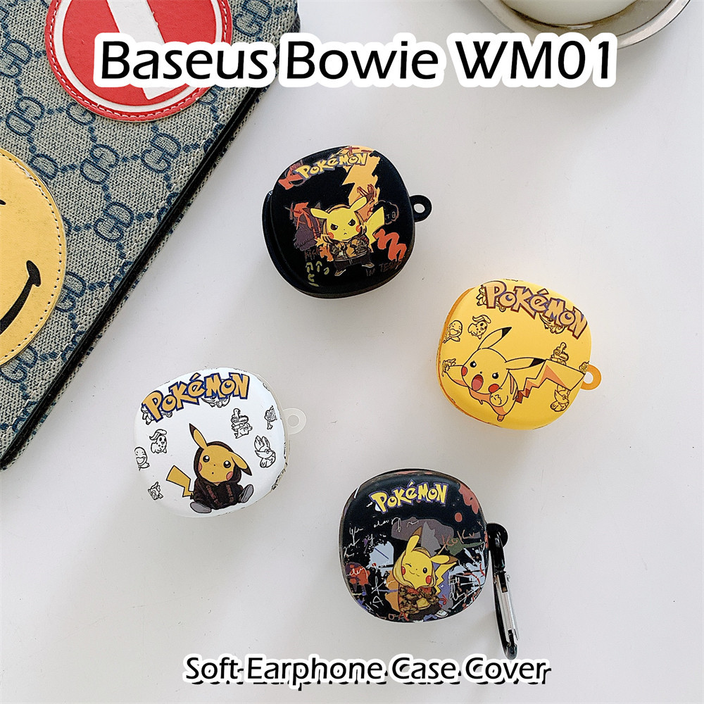 พร้อมส่ง! นําไปใช้กับ Baseus Bowie WM01 เคส Case เคสหูฟัง TPU การ์ตูน ...