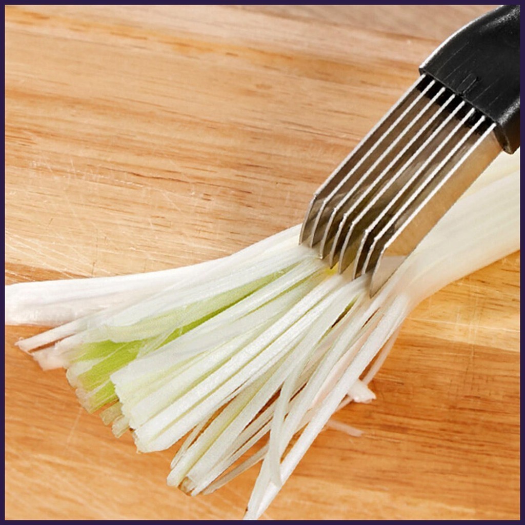 หัวหอม Shredder สแตนเลส Shred เครื่องตัด Scallion เครื่องตัด Shred ...