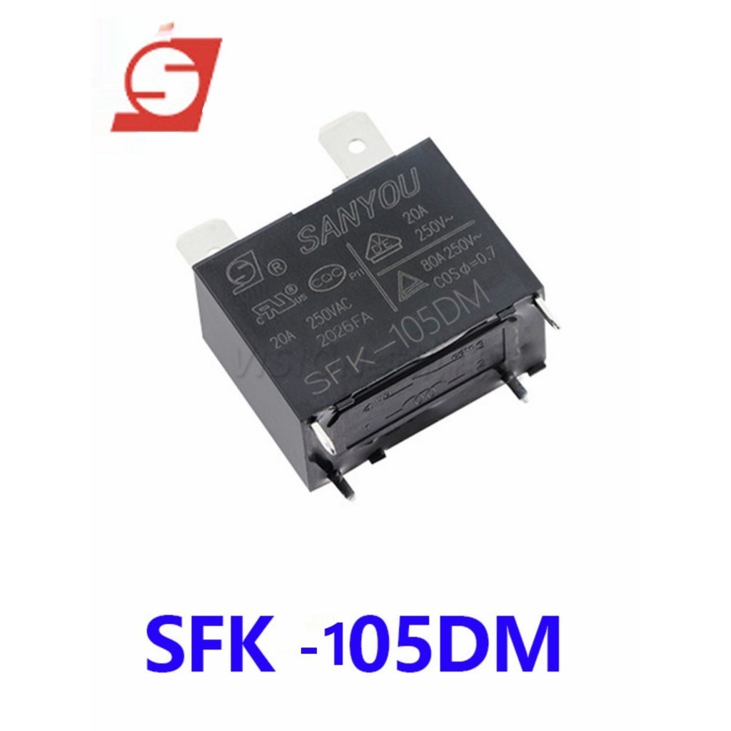 Sfk-112dm/124/105 Sanyou เครื่องปรับอากาศเฉพาะรีเลย์แทน HF102F-12V ...