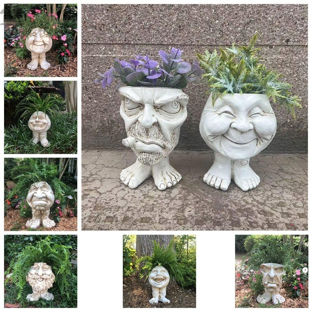 Augustina Mugg Sculpture, เรซิ่นที่สมจริง Muggle Face รูปปั้น, Creative ...