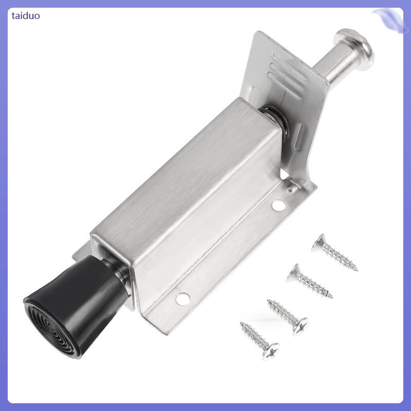 Step-on Door Stops Heavy Duty Brackets Foot Lock Mount Doorstop Fixing ...