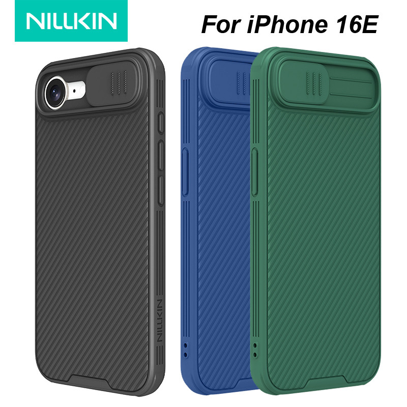 สําหรับ iPhone 16e Case Nillkin CamShield Pro TPU + PC สไลด์ความเป็นส่วนตัวฝาครอบป้องกันกล้อง ...