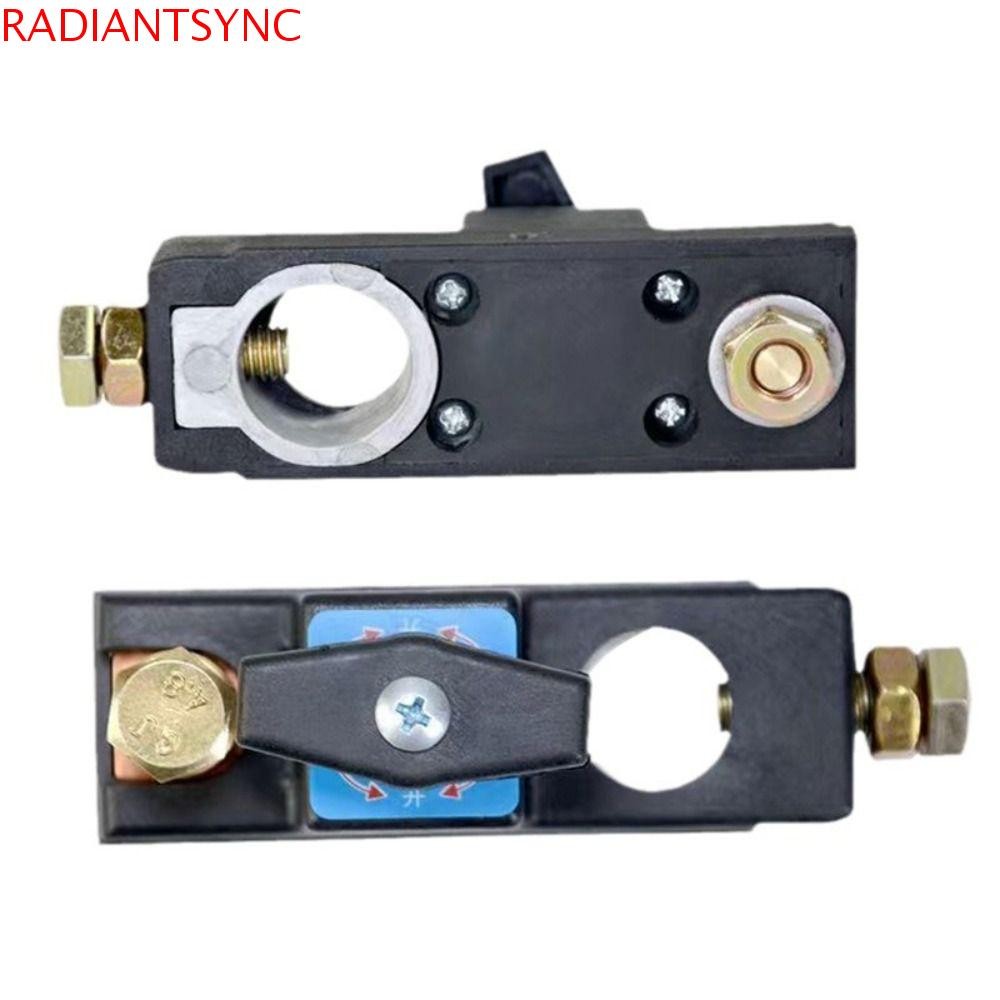 Radiantsync สวิตช์ตัดการเชื่อมต่อแบตเตอรี่รถยนต์, 12V/24V Quick Cut-Off Anti-Leaking Switch ...