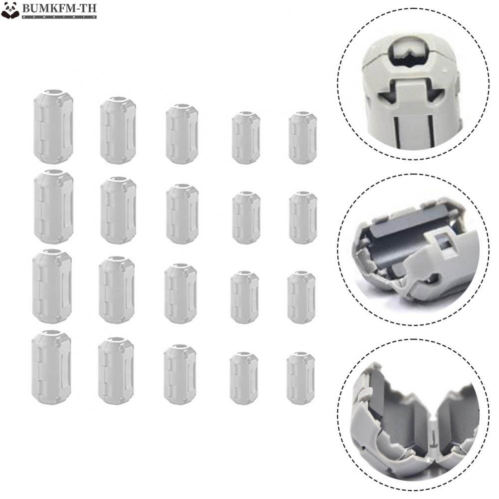 Cable Noise Suppression Ferrite Core Clips 20 ชิ้นพร้อมหลายขนาด ...