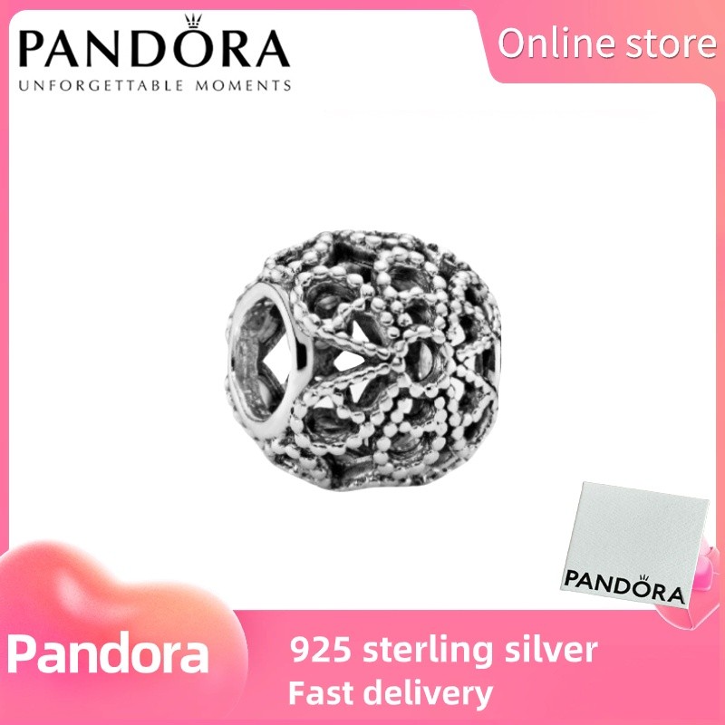 100% ของแท้ เงินสเตอร์ลิง S925 PANDORA [ 791282 ] เสน่ห์ดอกไม้ประดับ ...