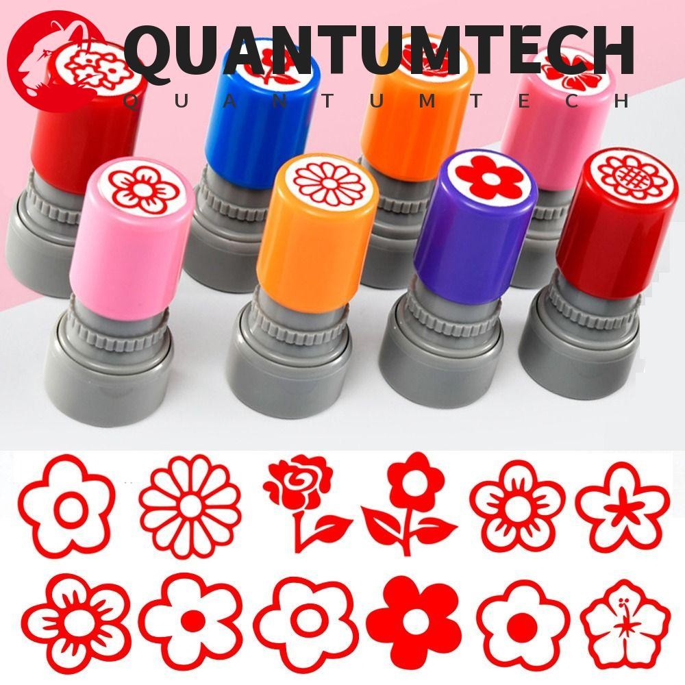 Quantumtech Star Grading Stamp, Self Inking นักเรียนรางวัลรางวัลแสตมป์ดอกไม้,น่ารัก Positive ...