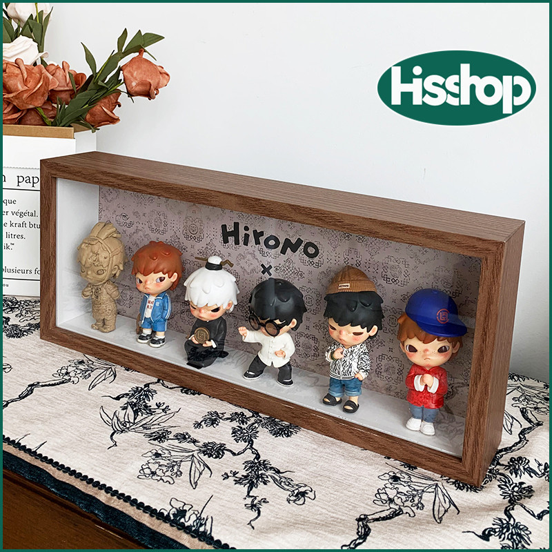 Popmart Hirono Clot Storage box, 3D DIY display Frame, Wall display box ...