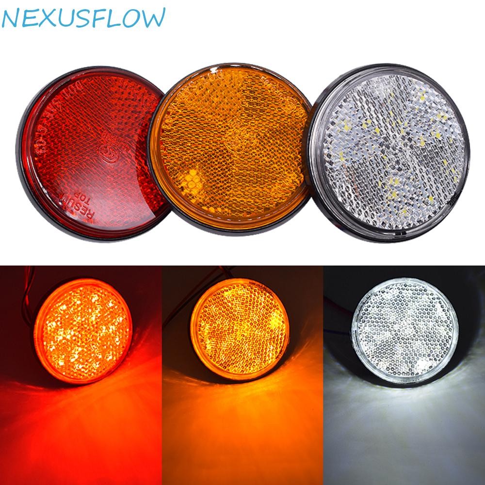 Nexusflow รถจักรยานยนต์เบรคหยุด Marker โคมไฟรถ LED สีขาว/สีเหลือง/สีแดงรถบรรทุกด้านข้างไฟเลี้ยว ...