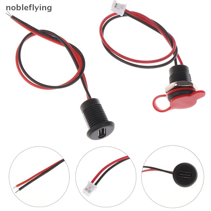 Nf USB-C 2Pin สูงชาร์จซ็อกเก็ต PH2.0 Nut Snap ล็อคแผ่น USB Type-C หญิง ...