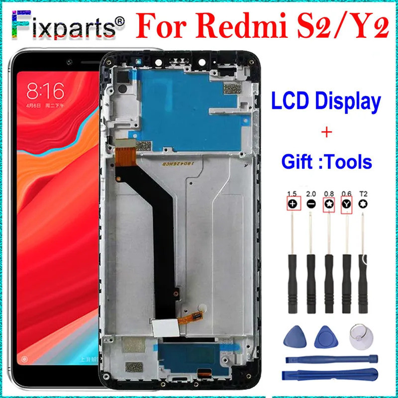 1pcs AAA คุณภาพ LCD สําหรับ Xiaomi Redmi S2 จอแสดงผล LCD Digitizer หน้า ...