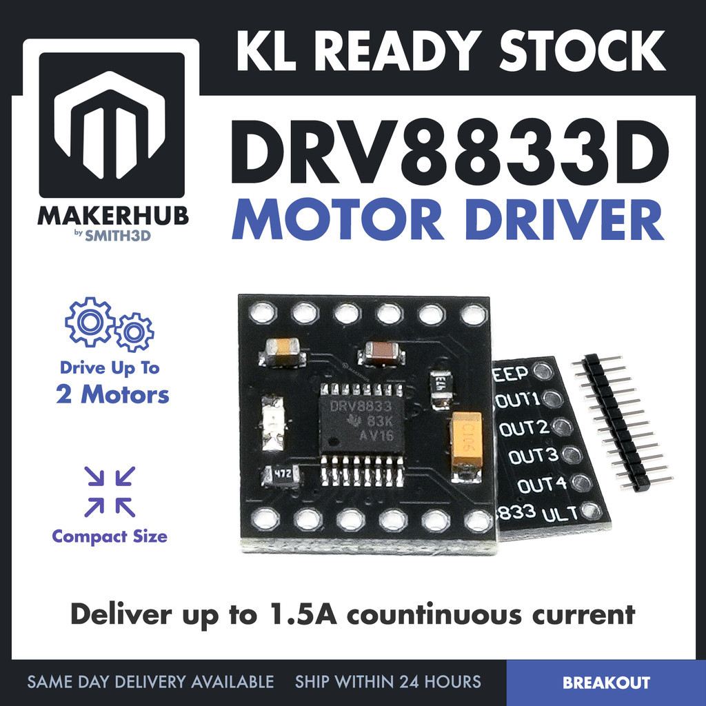 Drv8833 ไดร ์ เวอร ์ มอเตอร ์ คู ่ 2 มอเตอร ์ DC 1.5A Arduino Smart Car ...