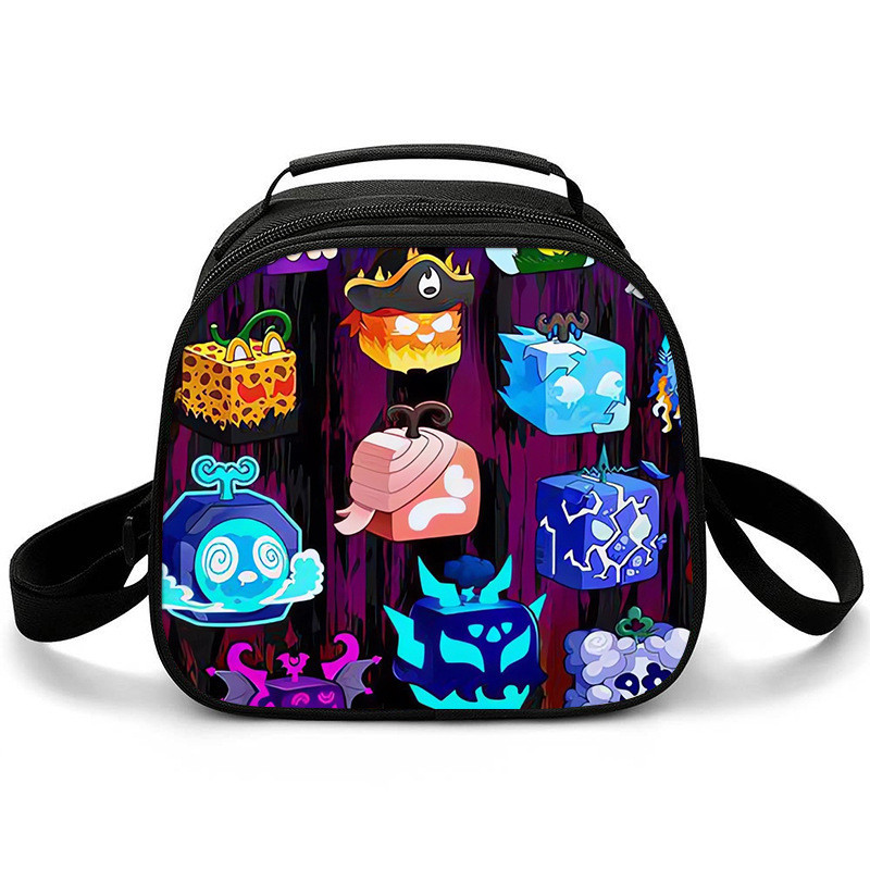 2024 Roblox Blox Fruits Kids Lunch Bag - กล่องอาหารกลางวันหุ้มฉนวนแบบ ...