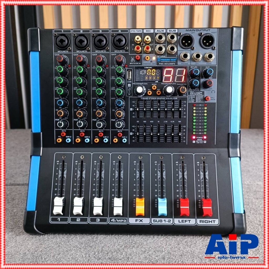 PROEUROTECH PMX-MD4200FX powermixer เพาเวอร์มิกเซอร์ โปรยูโรเทค รุ่น ...