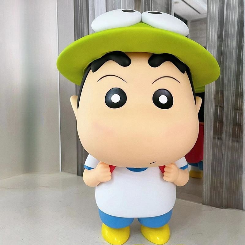 Shin Chan รูปกบหมวกที่ถอดออกได้เดสก์ท็อปตกแต่ง Room Decor Dashboard ...
