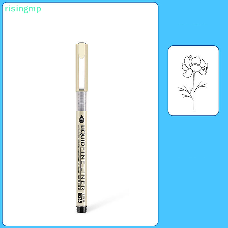 [risingmp ] กันน ้ ําหมึก Art Markers แปรงปากกา Sketch Drawing การ ์ ...