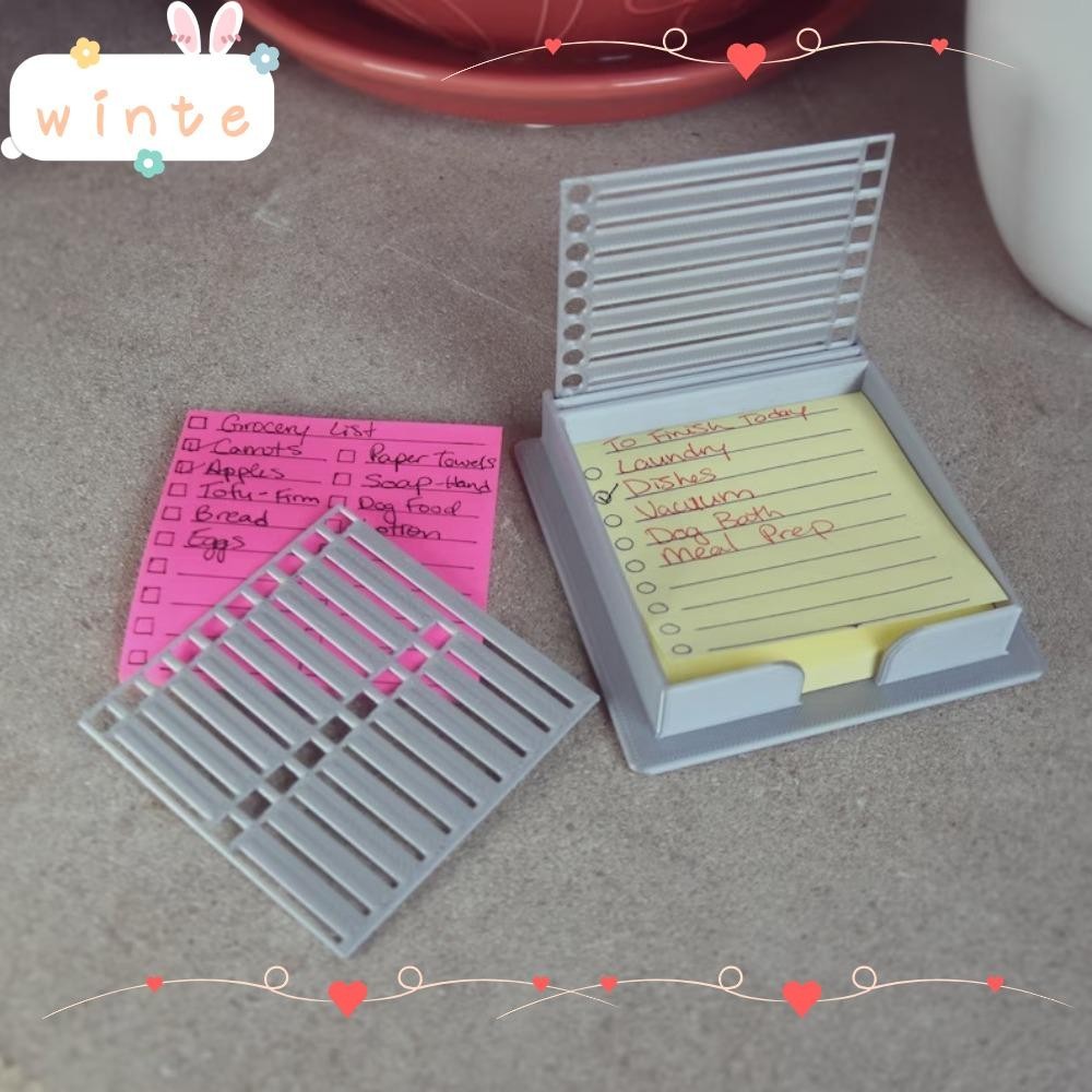 Winte Sticky Note Holder, Note Organizer Waterproof Note Template ...
