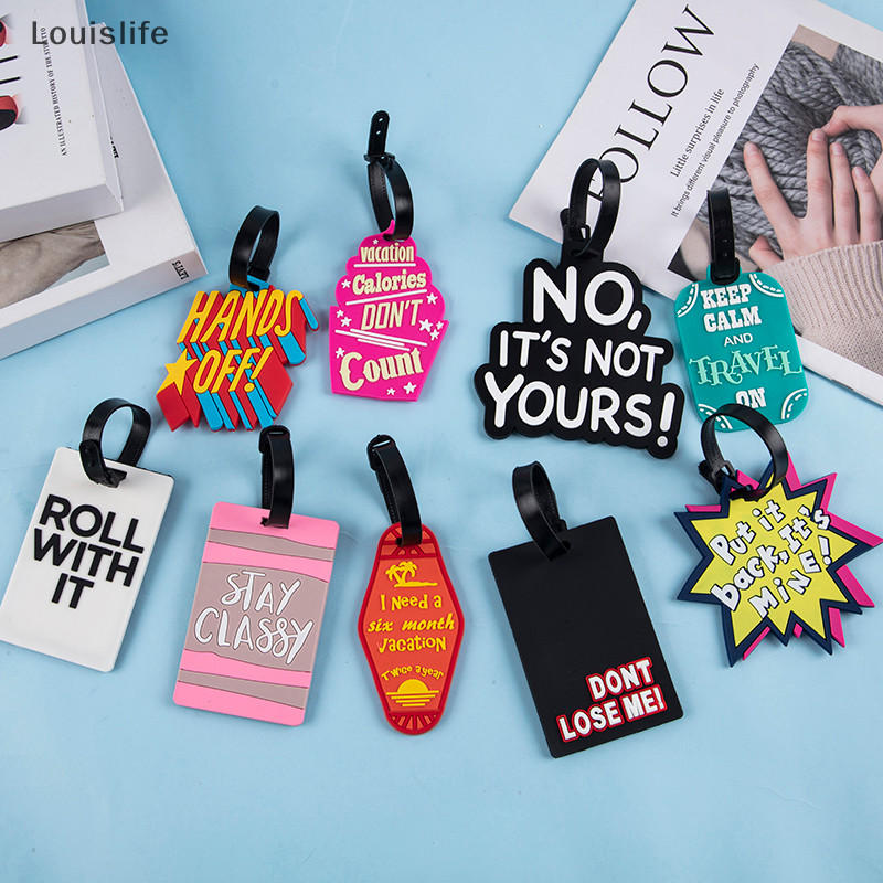 Llph อุปกรณ์เสริมการเดินทางกระเป๋าเดินทางแท็กชื่อ ID Addres Holder Baggage Boarding Tag LLP ...