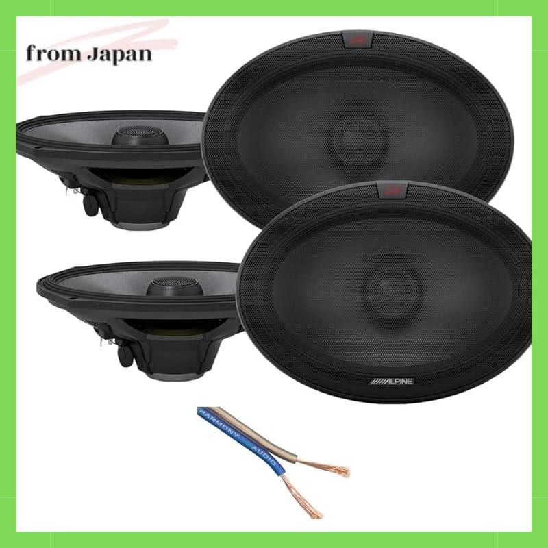 Alpine R-S69.2 Car Audio Type R Series 6x9 600 Watt Speaker - 2 Pairs ...
