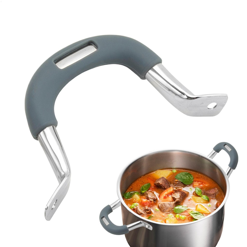 Pan Handle เปลี่ยน Anti-Scald กระทะสแตนเลสด้านข้าง Double Holes Pan ...