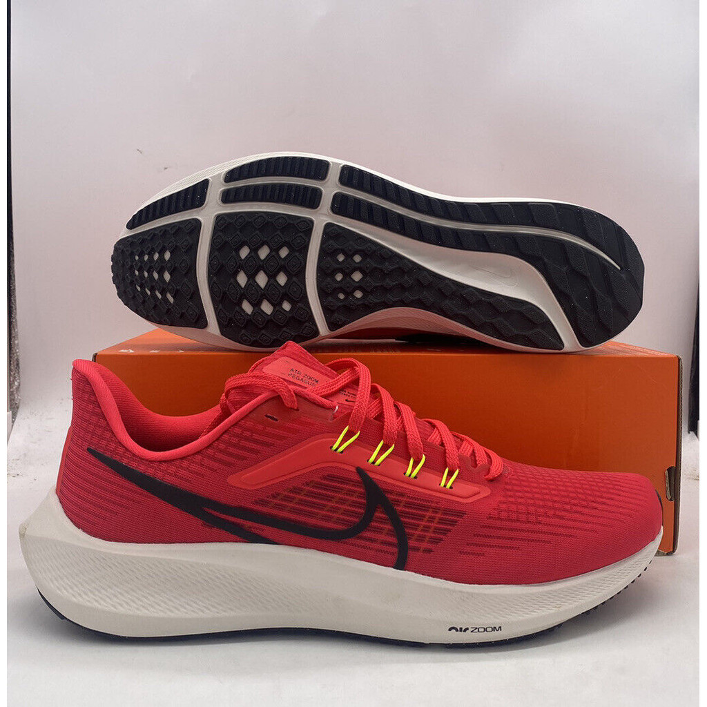 รองเท้าผ้าใบ NIKE Air Zoom Pegasus 39 สีแดงดำ DH4071-600 ขนาดผู้ชาย ...