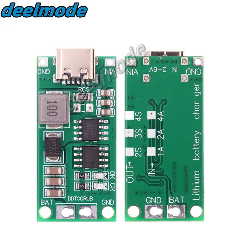 Multi-cell 2S 3S 4S Type-C ถึง 8.4V 12.6V 16.8V Step-Up Boost LiPo ...