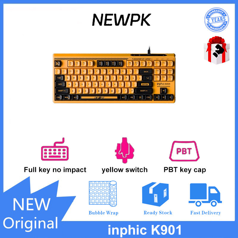 K901 คีย์บอร์ด แบบมีสาย RGB | Shopee Thailand