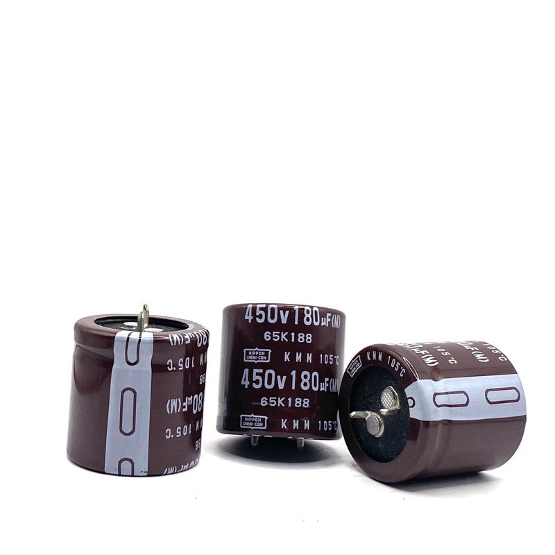 Electrolytic Capacitor 400V 180uf ขาเขี้ยว ตัวเก็บประจุ อิเล็คโตไลท์ ...