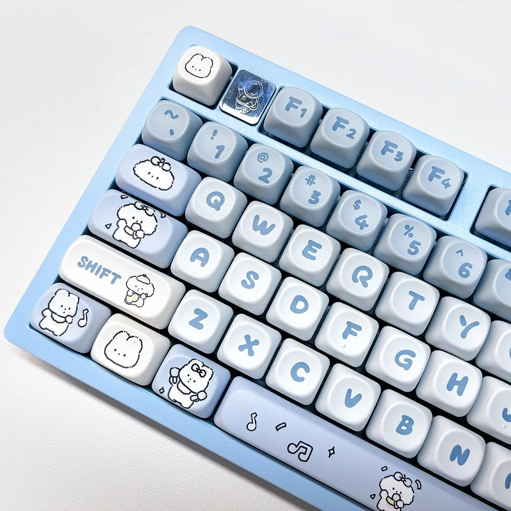 Band สุนัข Keycap ห้าด้าน Dye Sublimation MOA โปรไฟล์ PBT Creative ...