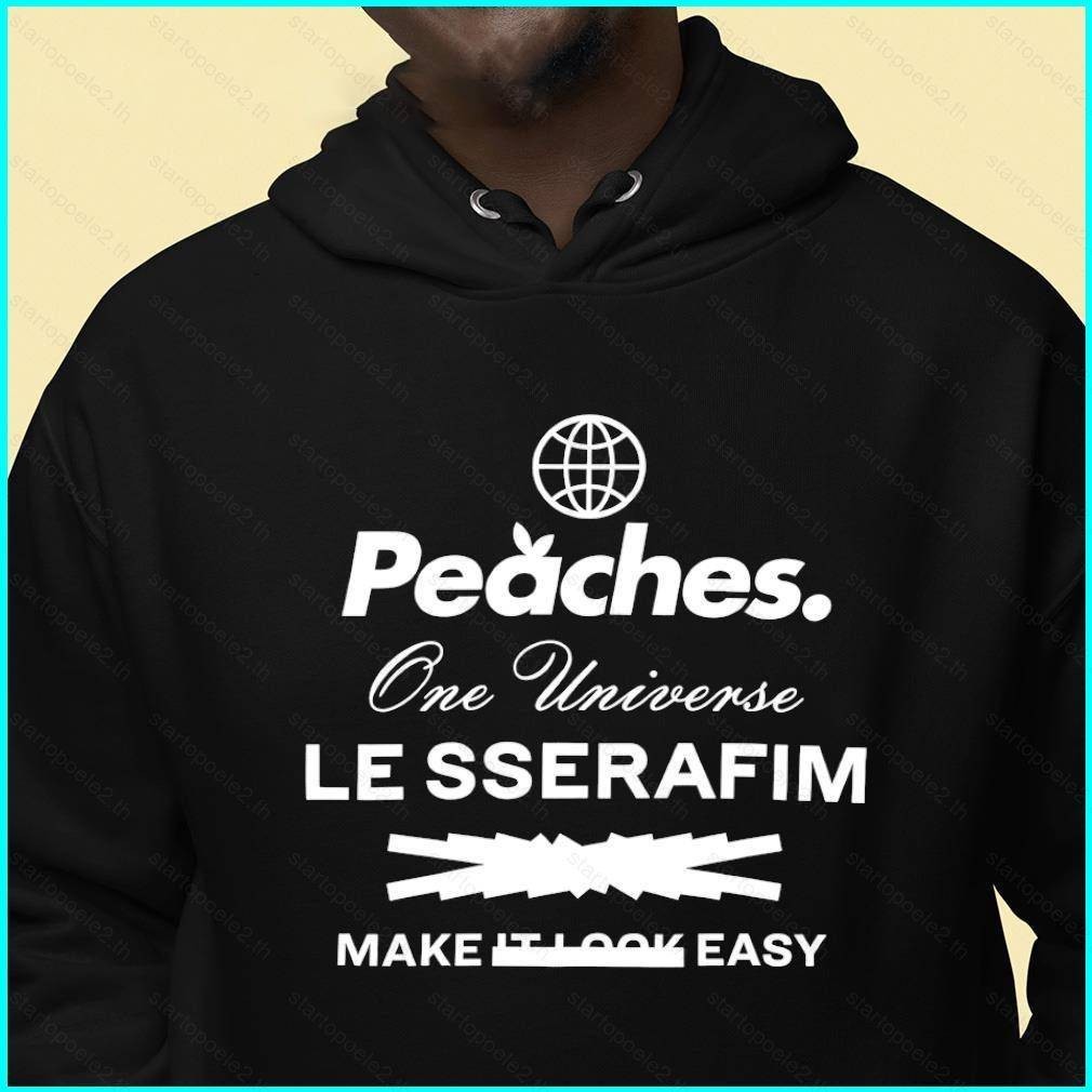Le SSERAFIM LSF X Peaches 3D Hoodie SAKURA KIM CHAEWON HUH YUNJIN ...