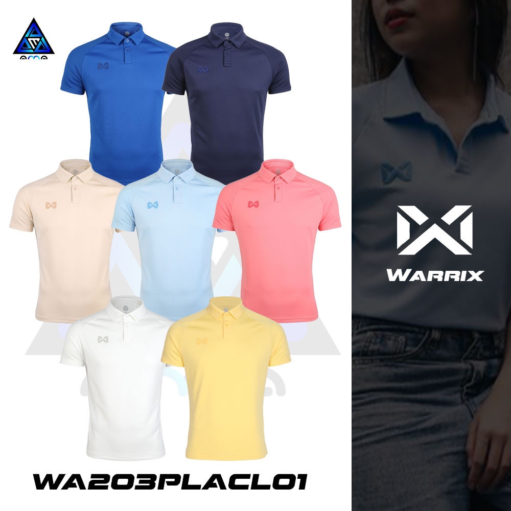 **ลดแล้วลดอีก30%** WARRIX รุ่น VIBES รหัส WA-203PLACL01 วาริกซ์ เสื้อโปโลชายและหญิง ของแท้100% ...