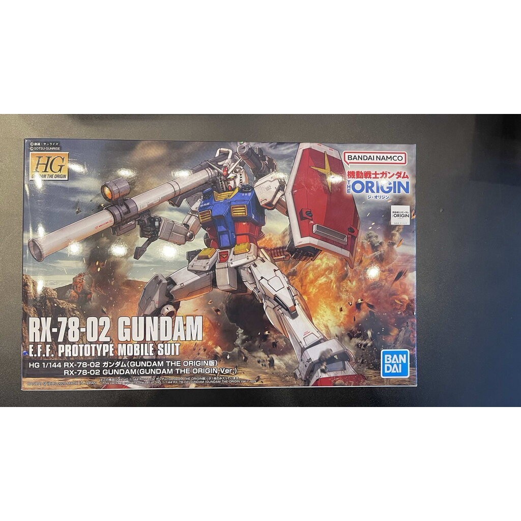 HG RX-78-02 GUNDAM (GUNDAM THE ORIGIN) Bandai | Shopee Thailand