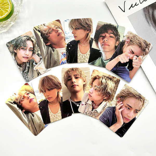 bts ของสะสม bts merch Kim Tae Heng V solo Album การ์ดใบเล็กรุ่นเดียวกัน ...
