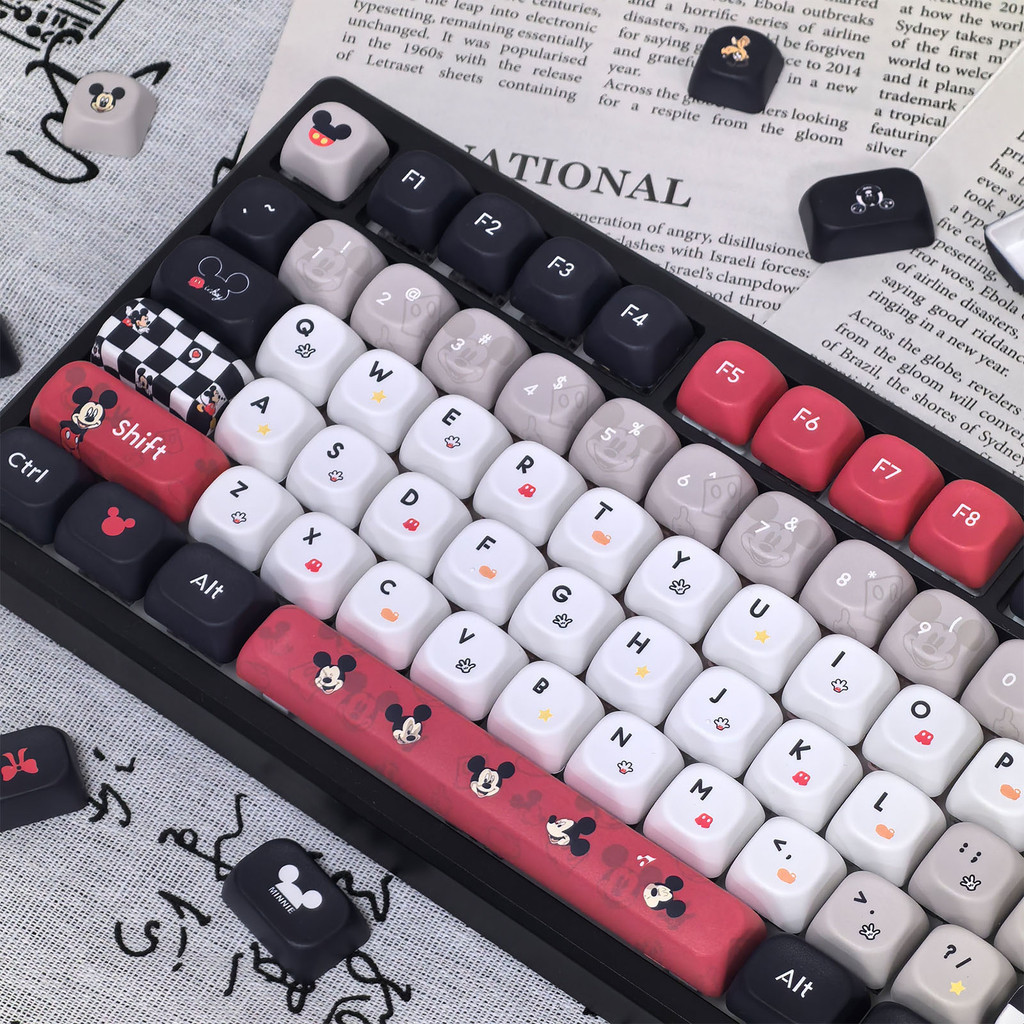 Mickey Disney Keycap MOA Profile PBT ระเหิดห้าด้าน Alice Mechanical ...