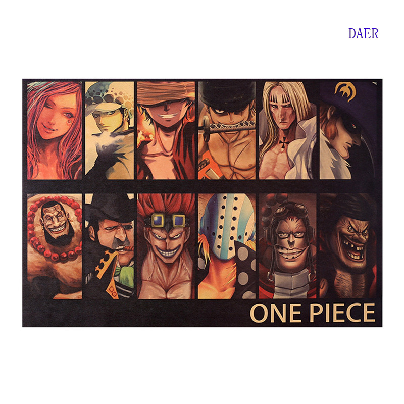 [Daer] Anime One Piece Retro Poster One Piece Merchanded Poster ...