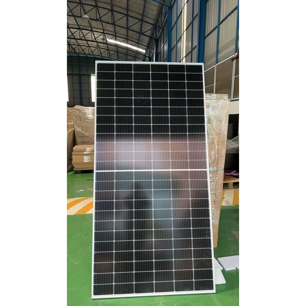 600W แผงโซล่าเซลล์ Solar Tier1 โมโน Mono Half Cut 600w รับประกัน 25 ปี ...