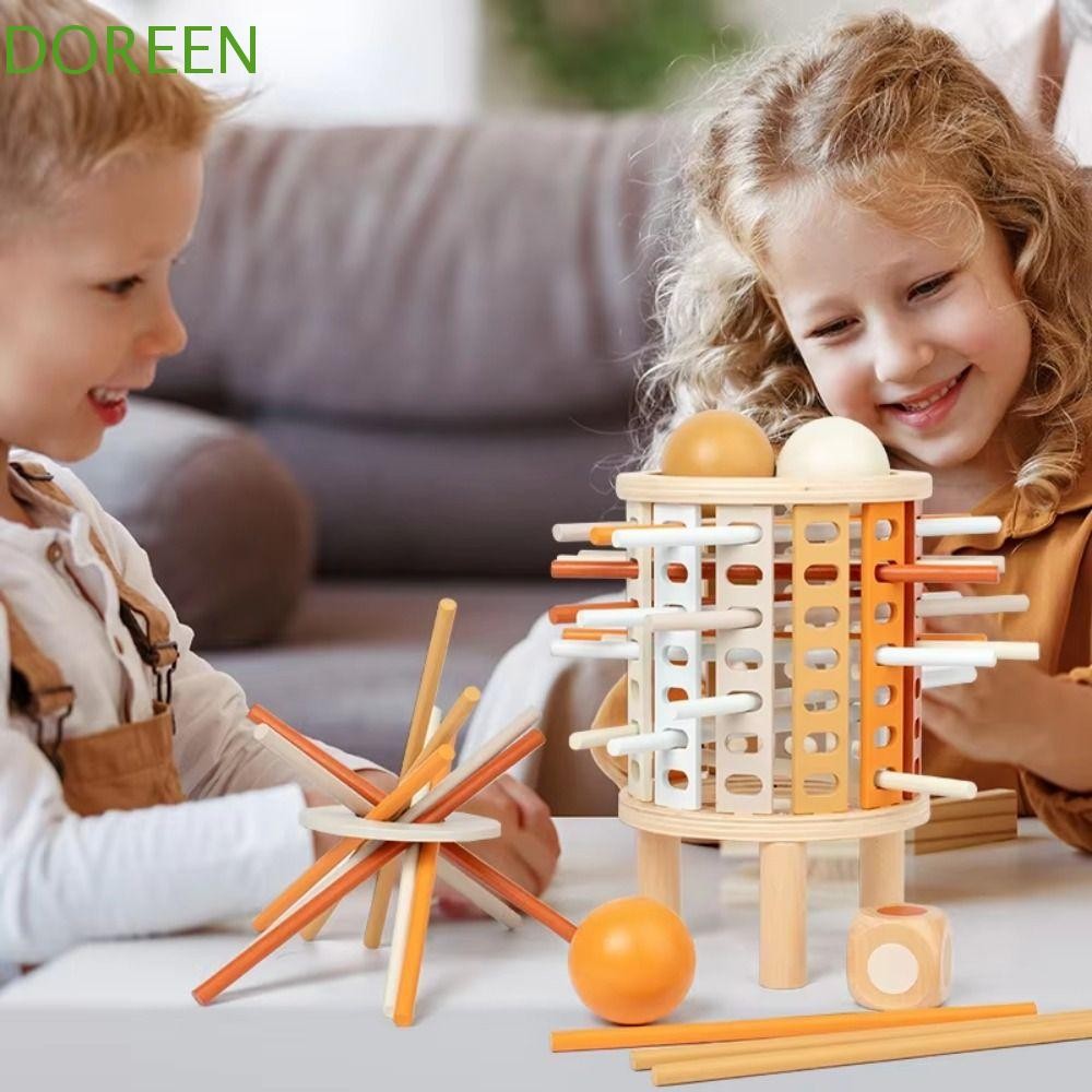 Doreen Building Blocks Tower ของเล่น, เกมกระดานพร้อม Sticks การนับของ ...