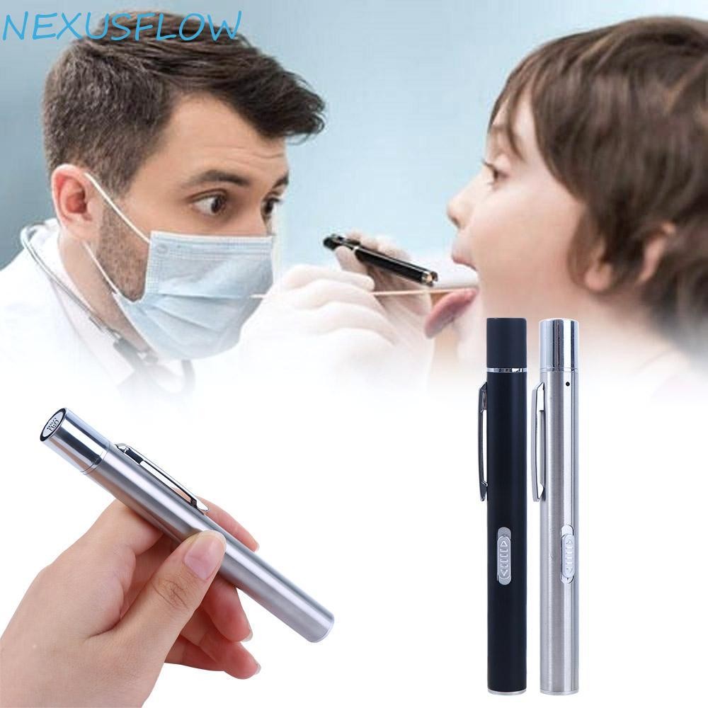 Nexusflow ไฟปากกา LED พร้อมโคมไฟคู่คลิปกระเป๋าสแตนเลส Camping Light USB ชาร์จมัลติฟังก์ชั่นหมอ ...