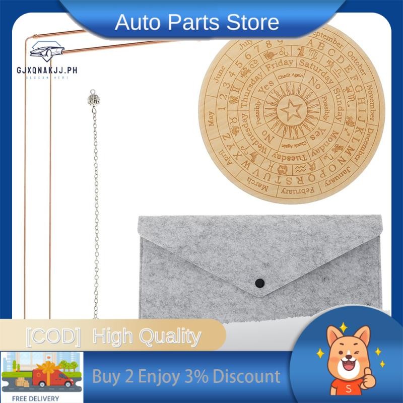 Pendulum Board Mat Kit ชุดทํานายแบบพกพาลูกตุ้มเสื่อทองแดง Dowsing Rods ...