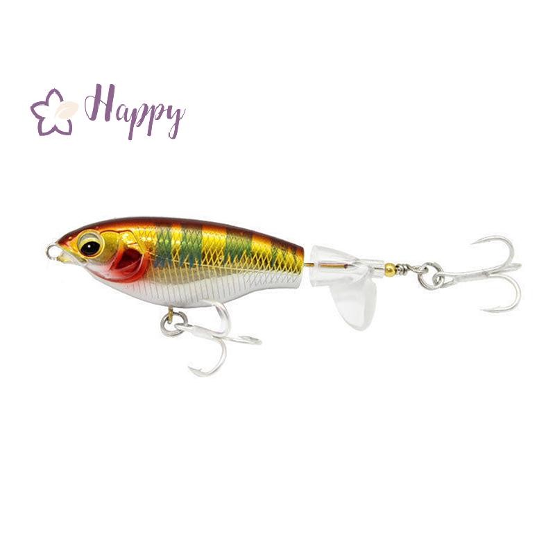 1 ชิ้นคุณภาพ Whopper Plopper Wobblers 7.5 ซม.6.5g Topwater Popper ...