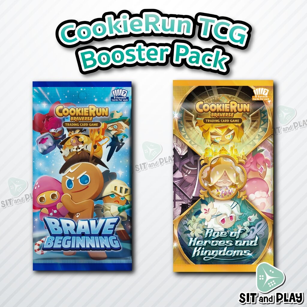 CookieRun Braverse TCG - Booster Pack ชุด BS1+BS2 / BS3+BS4 การ์ดเกม ...