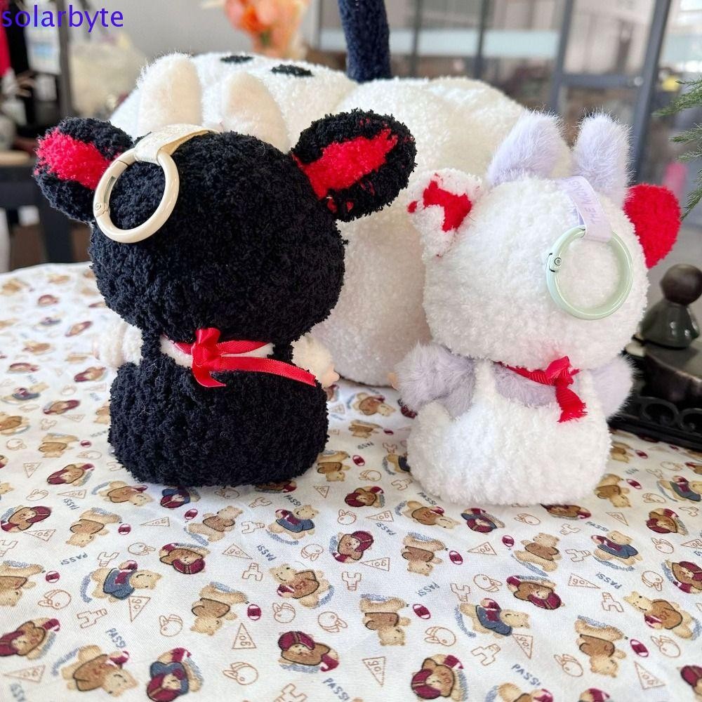 Solarbyte นั่ง Labubu ผ้า, Handmade Golden Bell Labubu Time ตุ๊กตาเสื้อผ้า, ชุดของเล่นแต่งตัว ...