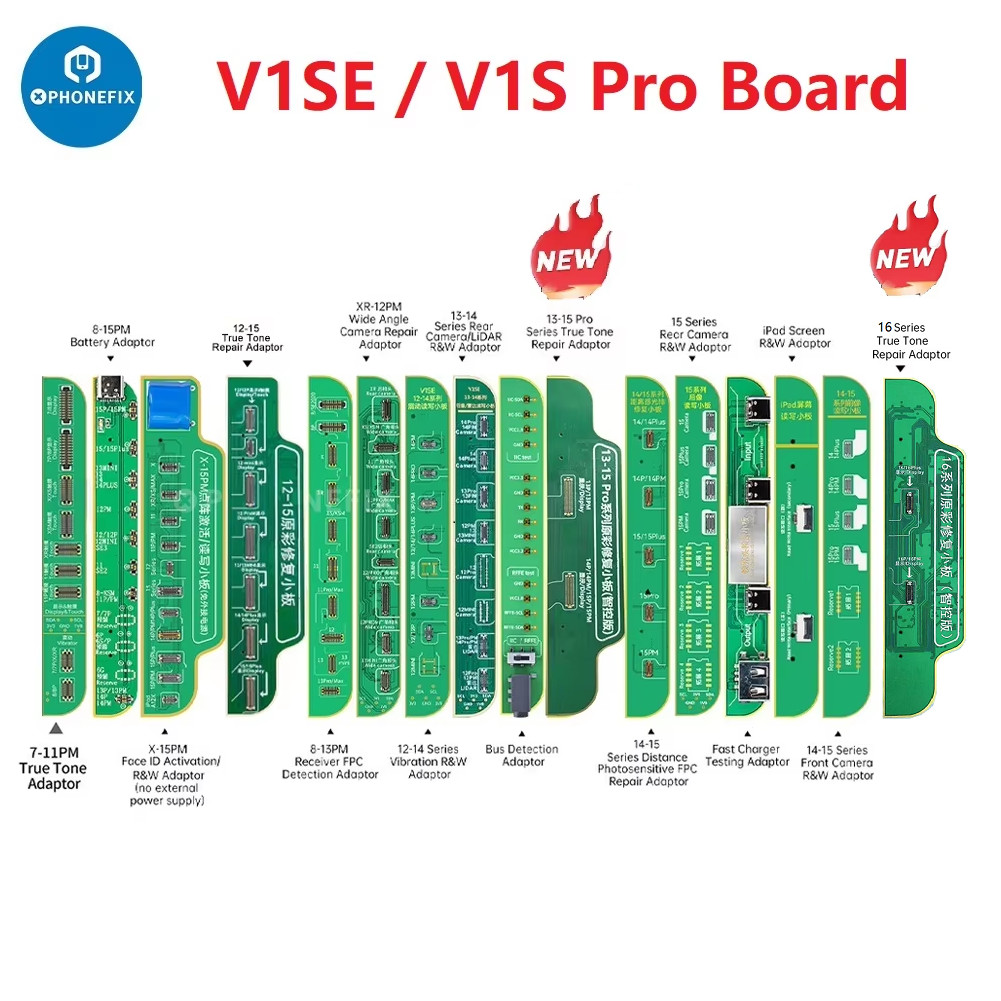 ใหม่ JCID JC V1SE V1S PRO Dot Matrix Face LCD True Tone แสงสีเดิม ...