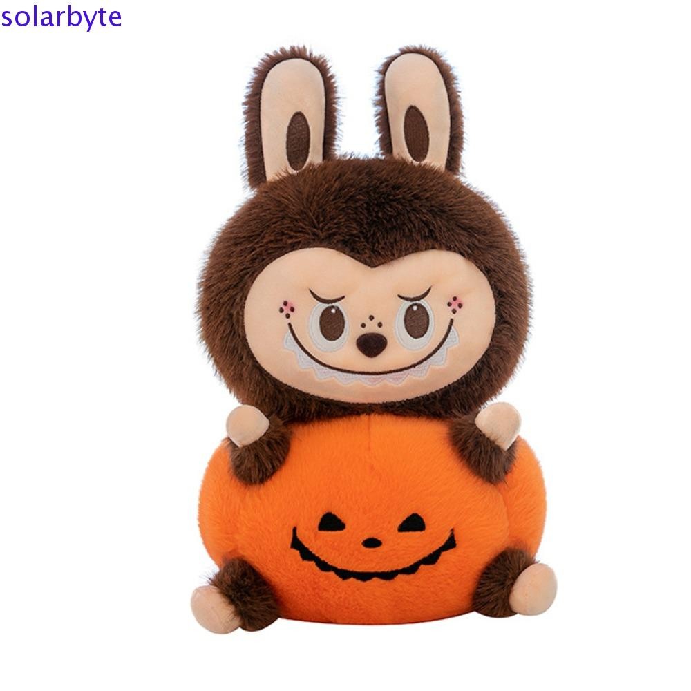 Solarbyte ฟักทอง Labubu ของเล่นตุ๊กตา, น่ารักการ์ตูนฟักทอง Labubu ตุ๊กตา, ตลกยัดไส้ POP Mart ...