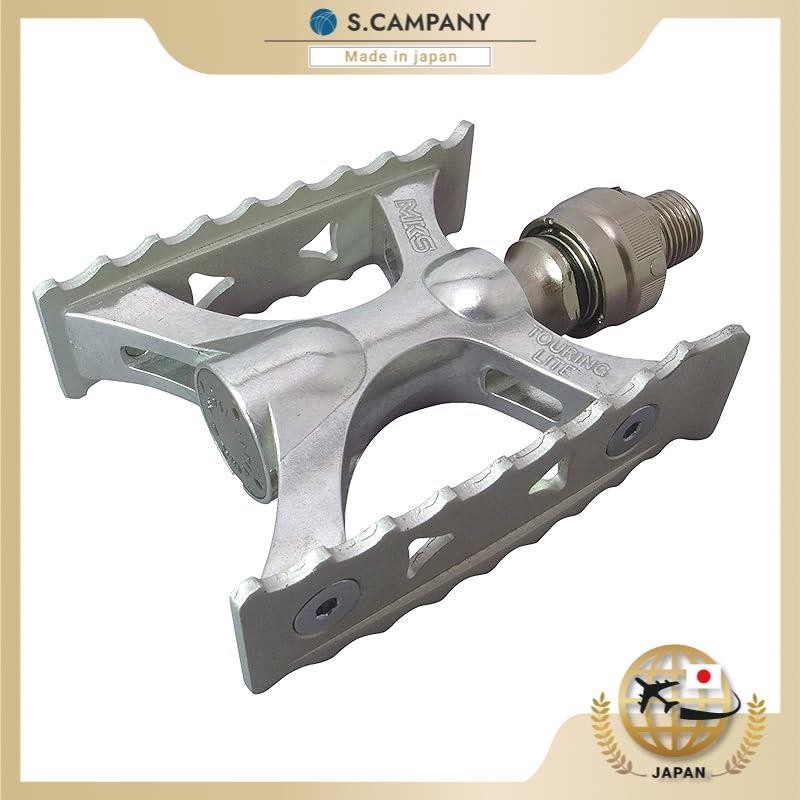 Mks ที่เหยียบปั่นจักรยาน TOURING-LITE Ezy สีเงิน | Shopee Thailand