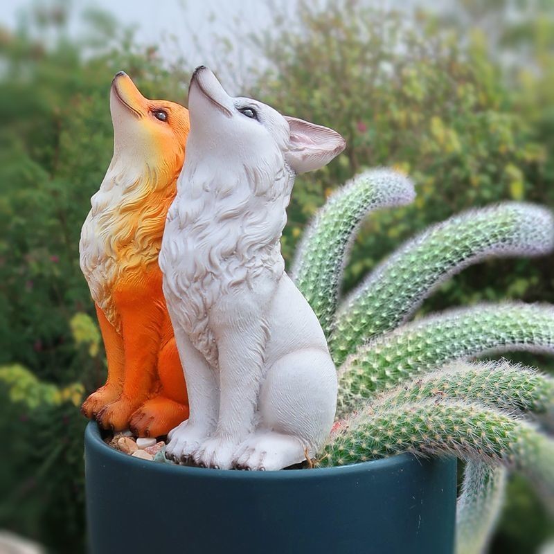 เครื่องประดับ กระถางต้นไม้ รูปหางลิงจิ้งจอก เก้าหาง สําหรับตกแต่ง ...